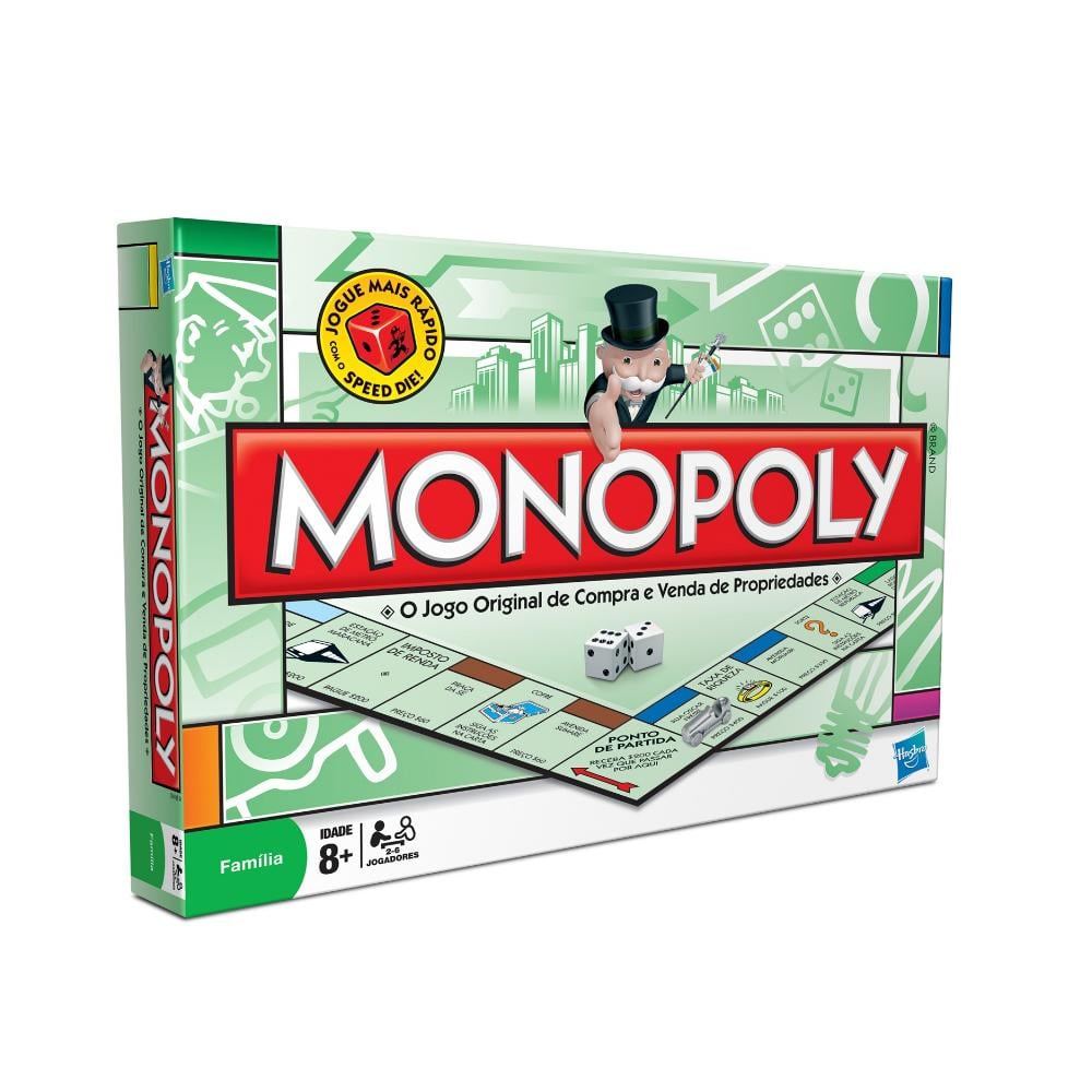 Jogo Monopoly - Hasbro - lojasmel