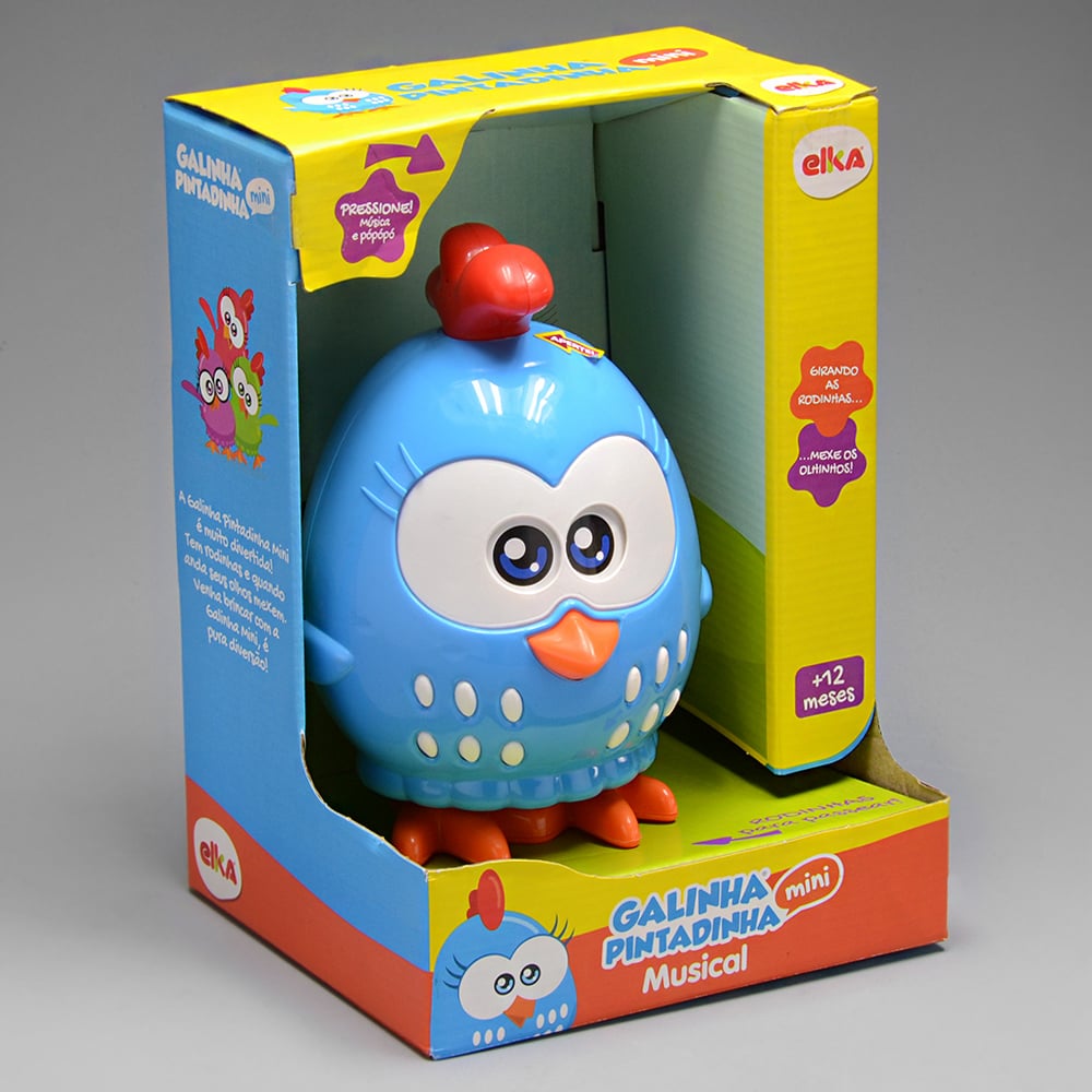 Mini Galinha Pintadinha Musical - Elka - lojasmel