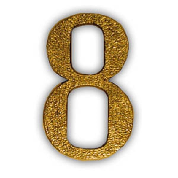 Numero Residencial Bronze N8 - Pavilonis - lojasmel