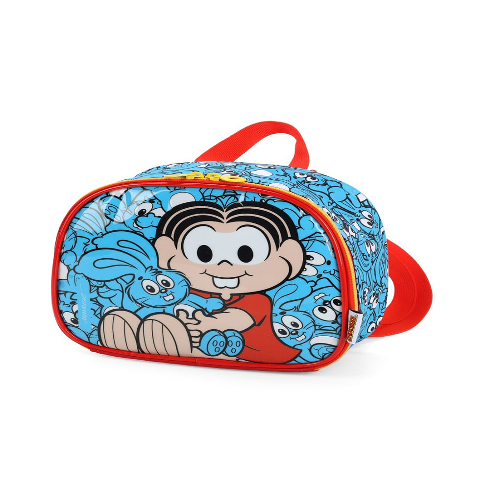Lancheira Turma da Mônica Azul LA39713MNAZ - Luxcel - lojasmel