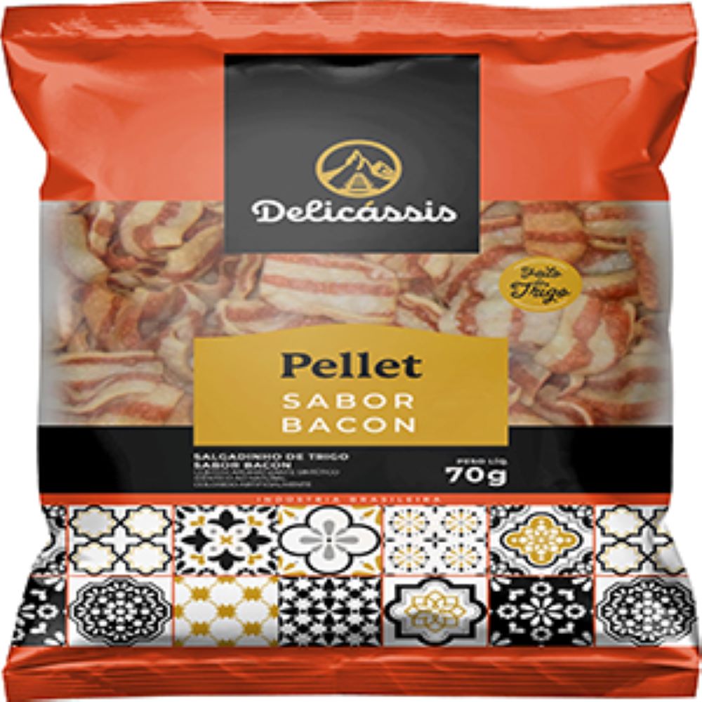 Pellet Bacon 70g - Delicássis - lojasmel