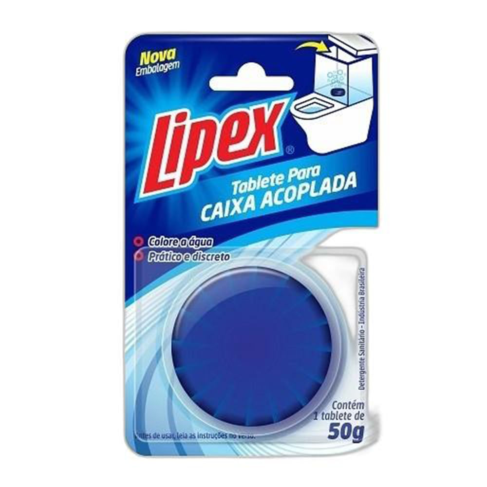 Tablete para Caixa Acoplada 50g 10250 - Lipex - lojasmel